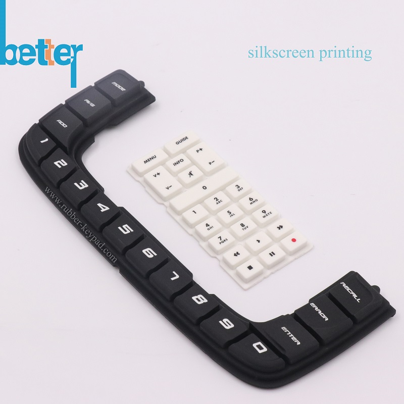 Diferencias entre la serigrafía y el grabado láser para el teclado de goma